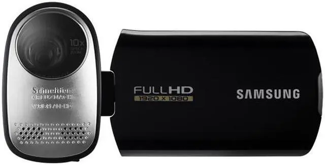 Samsung HMX-T10BN/XAA Full HD Camcorder with 4GB SDHC Card 2.7" LCD ...