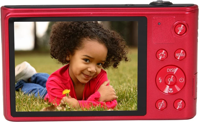SAMSUNG EC-WB30FZBPRUS Red 16.2 MP Wide Angle Digital Camera - Newegg.com