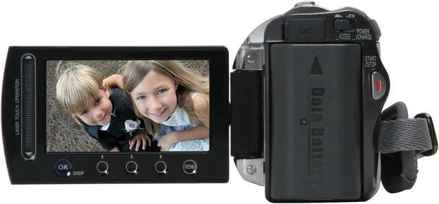 JVC Everio GZ-MG335H Silver 1/6" CCD 2.7" 112K 35X Optical Zoom 30GB ...