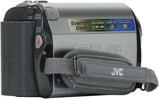 JVC Everio GZ-MG335H Silver 1/6" CCD 2.7" 112K 35X Optical Zoom 30GB ...
