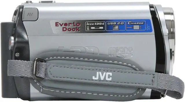 JVC Everio GZ-MG335H Silver 1/6" CCD 2.7" 112K 35X Optical Zoom 30GB ...