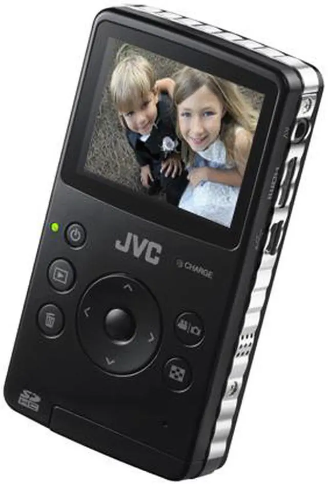 JVC Picsio Black 2.0" LCD HD Pocket Flash Memory Camera - Newegg.com