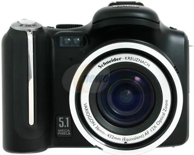 Refurbished: Kodak P850 Black 5.1 MP Digital Camera - Newegg.com