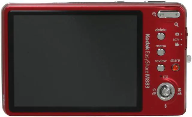 Refurbished: Kodak EasyShare M883 Red 8.0 MP Digital Camera - Newegg.com