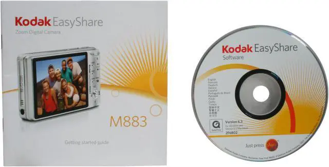Refurbished: Kodak EasyShare M883 Red 8.0 MP Digital Camera - Newegg.com