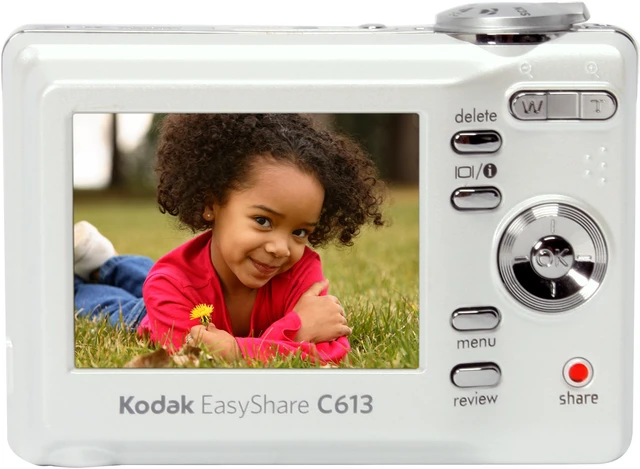 Refurbished: Kodak EasyShare C613 Pearl White 6.16 MP Digital Camera ...