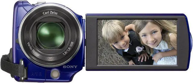 SONY DCR-SR68 Blue 1/8" Advanced HAD CCD 2.7" 230K LCD 60X Optical Zoom ...