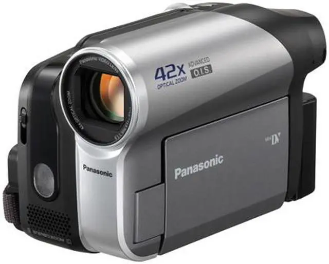 Panasonic PV-GS90 Silver 1/6" CCD 2.7" 123K MiniDV 42X Variable Speed ...