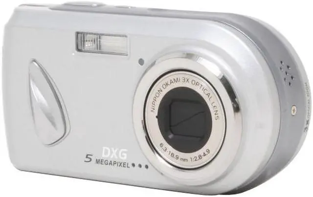 DXG DXG518 Silver 5.0 MP Digital Camera - Newegg.com
