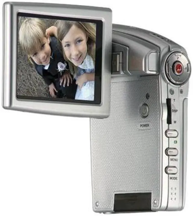 DXG DXG-581V Silver 5.0 MP CMOS 2.5" LCD Ultra-compact 1080p HD ...