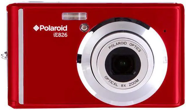Polaroid iE826 Red 18 MP Digital Camera - Newegg.com