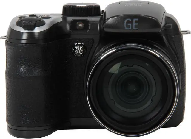 Refurbished: GE X500 Charcoal gray 16 MP 27mm Wide Angle Digital Camera ...
