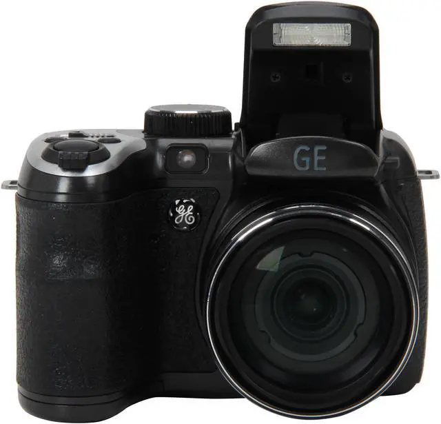 Refurbished: GE X500 Charcoal gray 16 MP 27mm Wide Angle Digital Camera ...