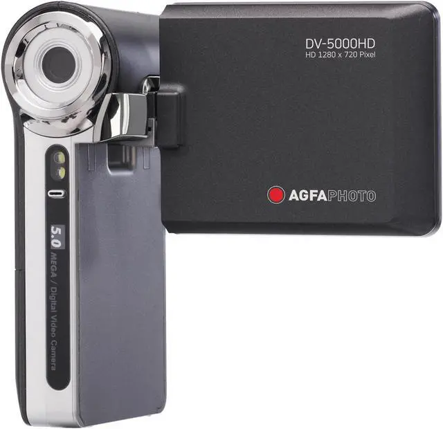 AGFAPHOTO DV-5000HD Black 2.4" LCD HD Video Camera - Newegg.com