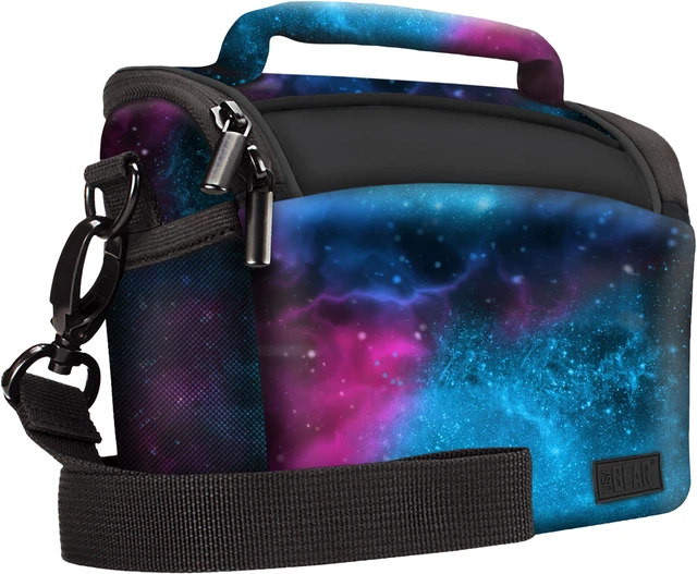 Bridge Camera Bag (Galaxy) with Rain Cover, Adjustable Dividers and ...
