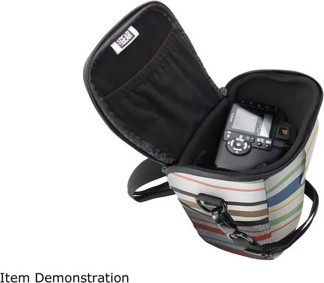 Portable DSLR Camera Case Bag with Top Loading Accesibility, Shoulder ...