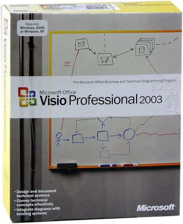 Microsoft Visio Professional 2003 - Newegg.com