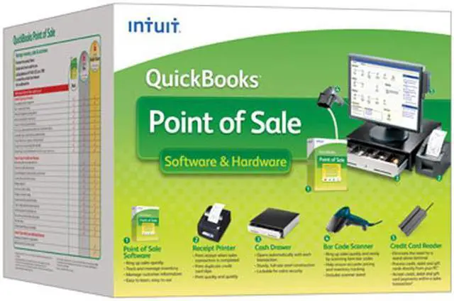Intuit QuickBooks Point Of Sale: Pro Version 8.0 With Hardware - Newegg.com