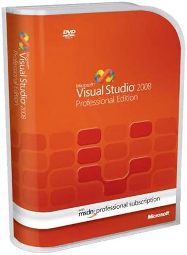 Microsoft Visual Studio 2008 Professional w/MSDN Professional - Newegg.com