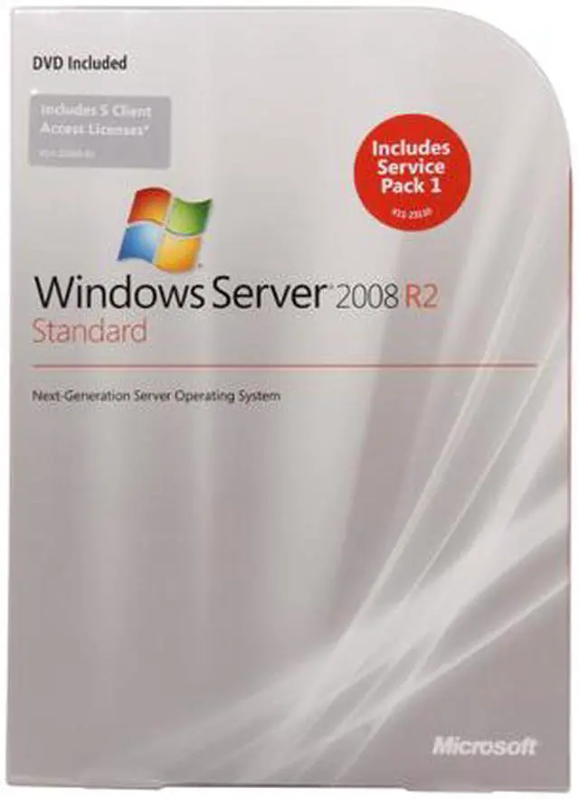 Windows Server 2008 R2 Standard 64-bit w/ 5 CAL - Newegg.com