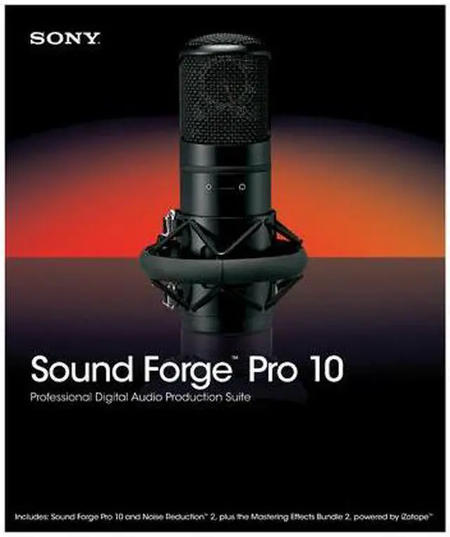 SONY Sound Forge Pro 10 - Newegg.com