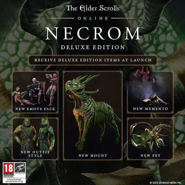 The Elder Scrolls Online Deluxe Collection: Necrom - PC [Zenimax online ...