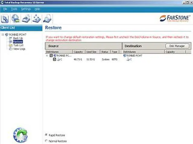 FarStone TotalRecovery Pro 10 - Download - Newegg.com