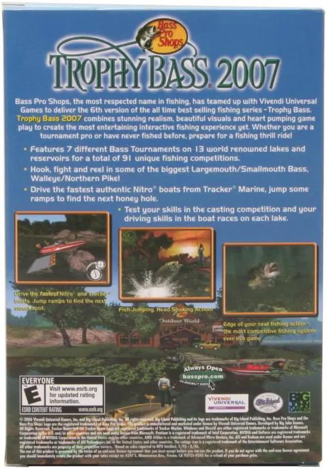 Bass Pro Shop's Trophy Bass 2007 PC Game - Newegg.com