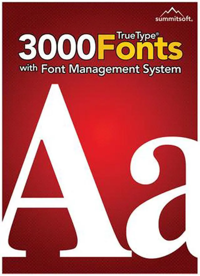 SummitSoft 3000 Fonts - Newegg.com