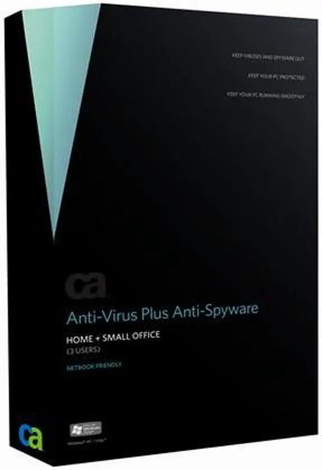 CA Anti-Virus Plus Anti-Spyware 2010 1 Year 3 PC's - Newegg.com