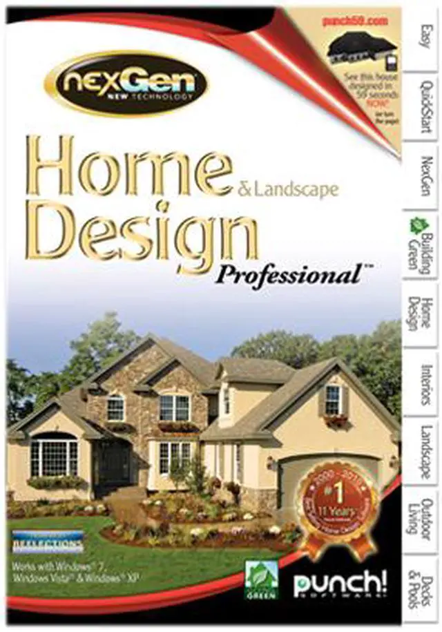 Punch! Software Home & Landscape Design Professional With Nexgen ...