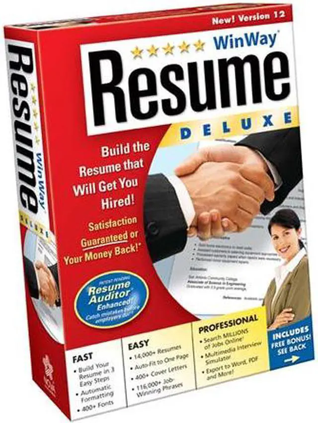 Nova Development WinWay Resume Deluxe 12.0 - Newegg.com