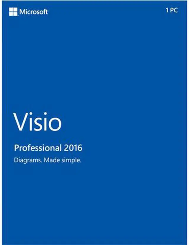 Microsoft Visio Pro 2016 Product Key Card - 1 PC - Newegg.com