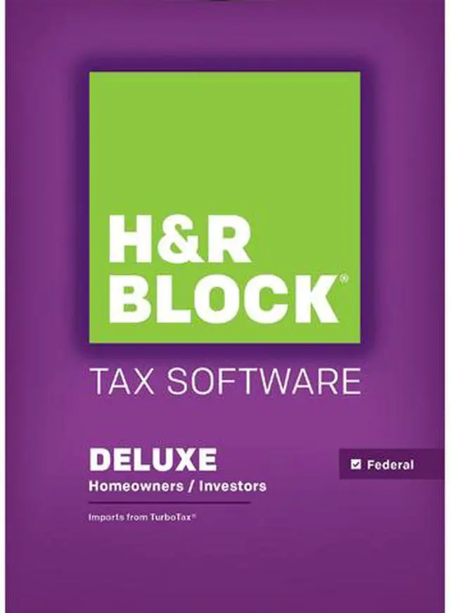 H&R BLOCK Tax Software Deluxe 2015 - Windows Download - Newegg.com