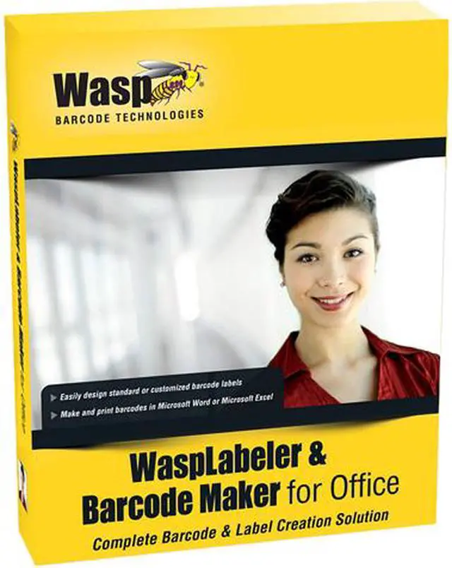 Wasp 633808105372 Labeler & Barcode Maker For Office (10 Users ...