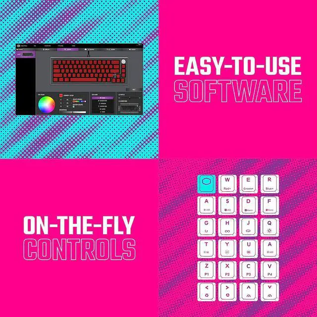 Cooler Master CK720 65% Gaming Keyboard CK720GKKM1US - Newegg.com