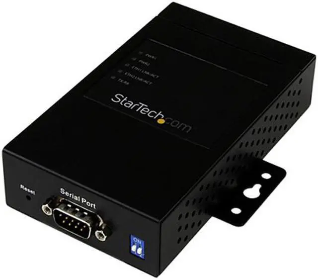 StarTech.com NETRS232485 1 Port Industrial RS-232 / 422 / 485 Serial to IP Ethernet Device ...