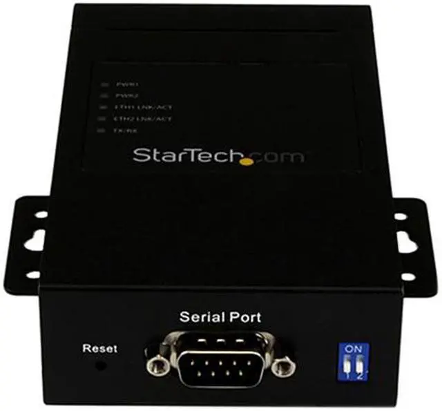 StarTech.com NETRS232485 1 Port Industrial RS-232 / 422 / 485 Serial to IP Ethernet Device ...