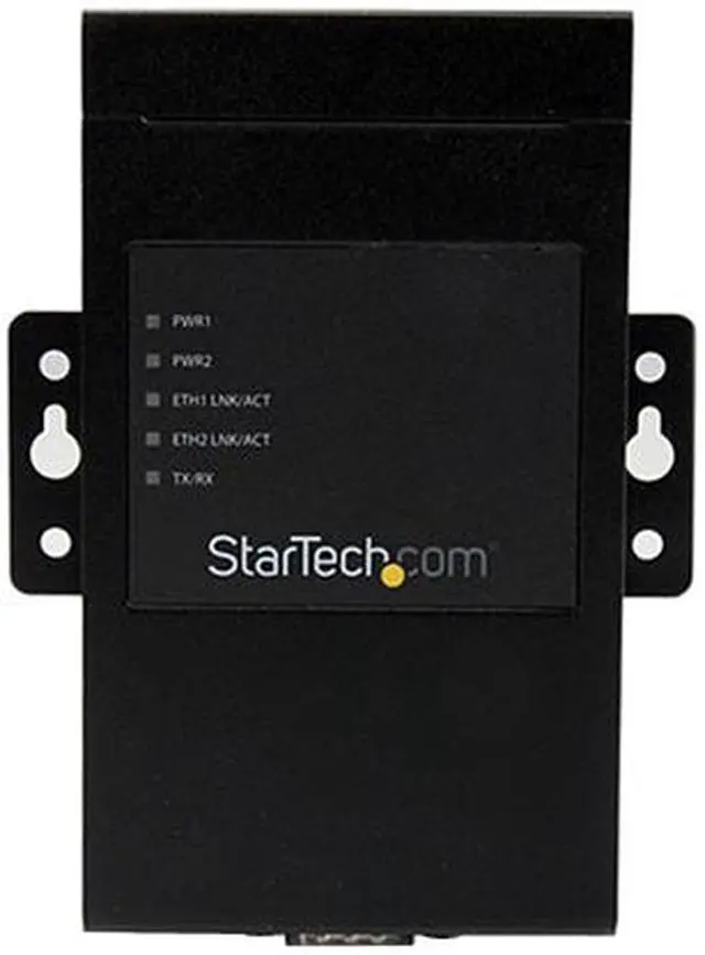 StarTech.com NETRS232485 1 Port Industrial RS-232 / 422 / 485 Serial to IP Ethernet Device ...