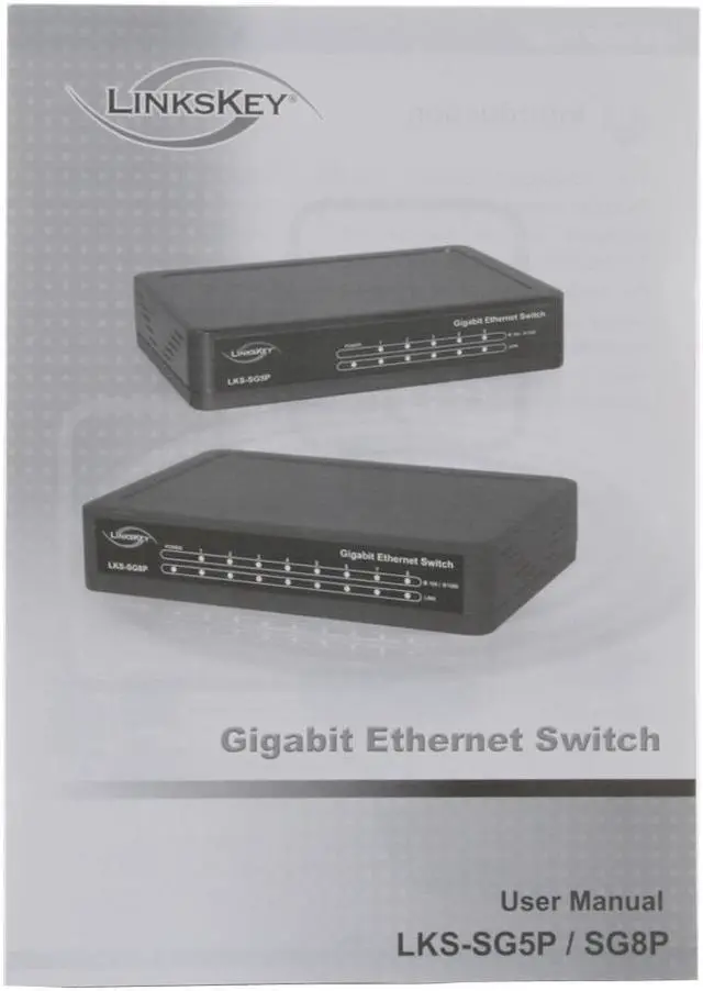 LINKSKEY LKS-SG8P Gigabit Ethernet Switch - Newegg.com