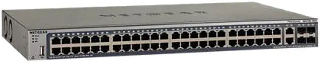 Open Box: NETGEAR ProSAFE 48-Port Gigabit Managed Switch Layer 2+ With ...