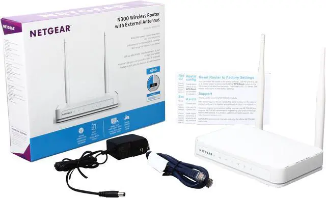 NETGEAR WNR2020-100PAS N300 Wi-Fi Router with External Antennas ...