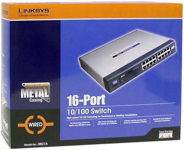 Cisco Small Business SR216 Switch - Newegg.com