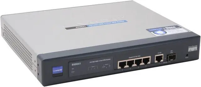 LINKSYS RV0041 10/100/1000Mbps 4-Port VPN Router - Newegg.com