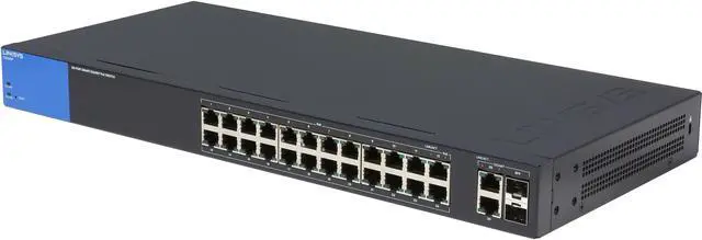LINKSYS LGS326P 26-Port Business Smart Gigabit PoE+ Switch - Newegg.com