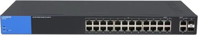 LINKSYS LGS326P 26-Port Business Smart Gigabit PoE+ Switch - Newegg.com