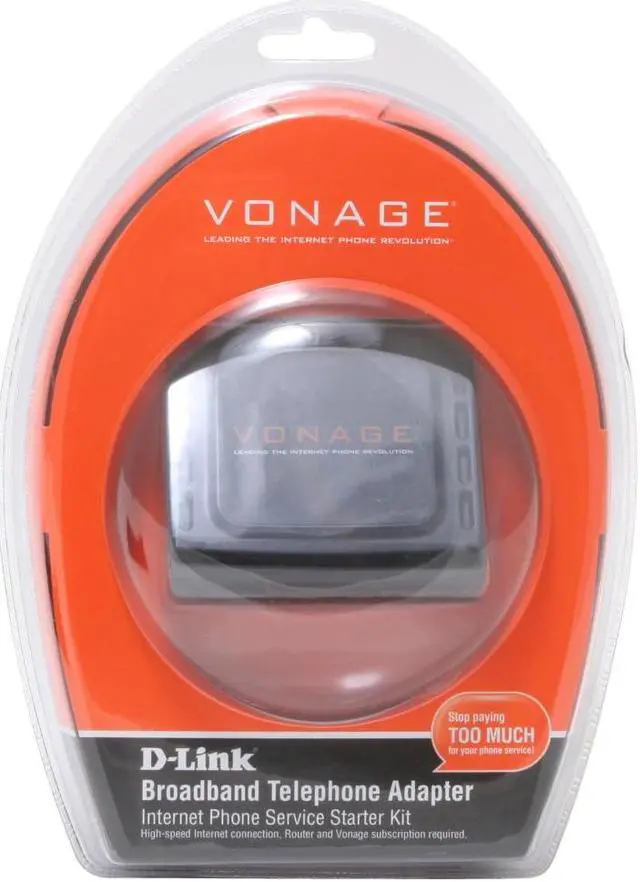 Open Box: D-Link VTA-VR Broadband Telephone Adapter with Vonage ...