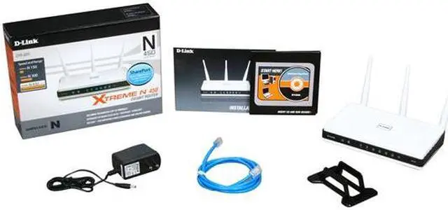 Open Box: D-Link DIR-665 Xtreme N 450 Wireless Dual Band Gigabit Router ...