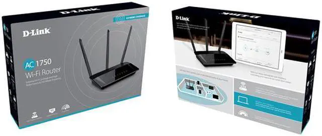 D-Link DIR-859 AC1750 High Power Wi-Fi Gigabit Router - Newegg.com