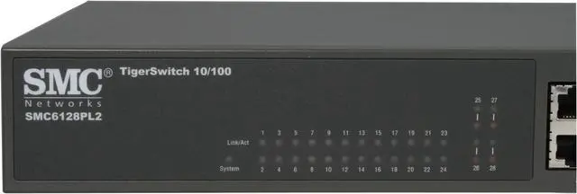 SMC LG-ERICSSON SMC6128PL2 TigerSwitch Managed Layer 2 Switch - Newegg.com